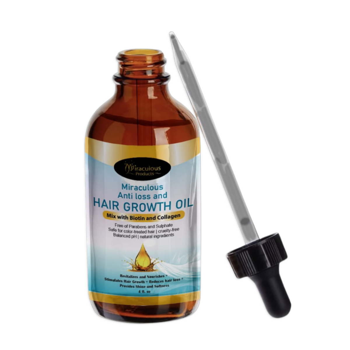 100% Natural handmade Anti Loss and Hair Growth Oil– Miraculous Products